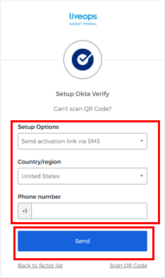How can I set up Okta Verify with an activation link?