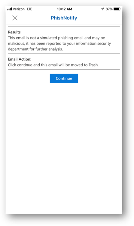 Using PhishNotify on Outlook (Desktop/Web/Mobile) - PhishSim ...