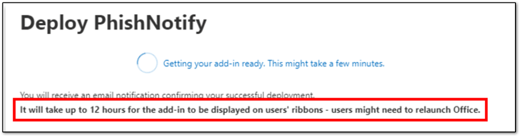 Installing PhishNotify XML for Office 365 and Outlook - PhishSim ...