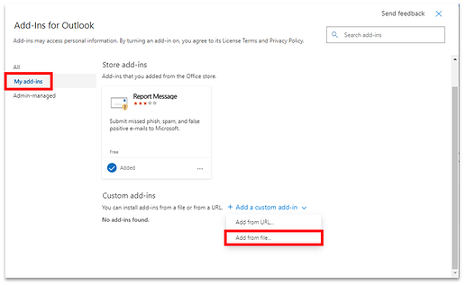 Installing PhishNotify XML for Office 365 and Outlook - PhishSim ...
